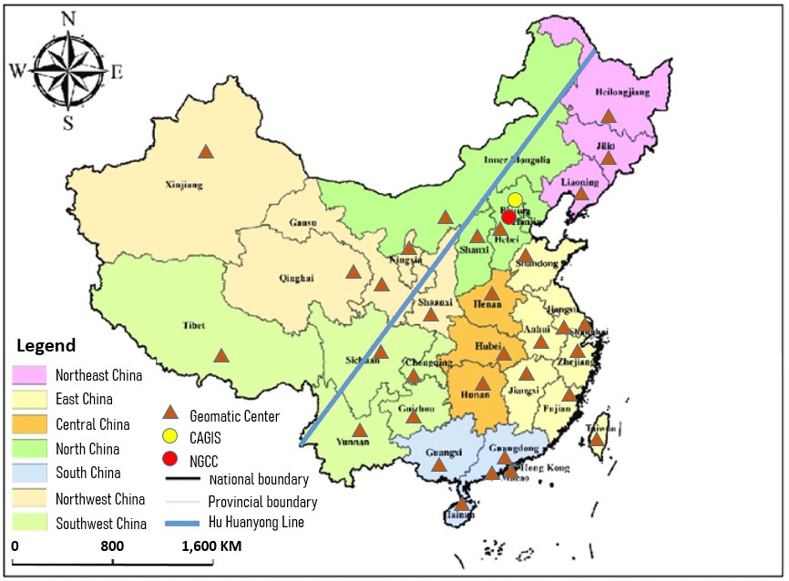 中国地理数据基础设施 – GDI in der Volksrepublik China